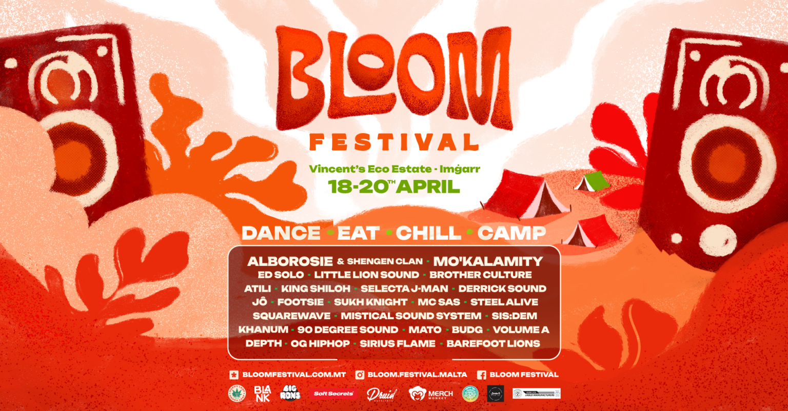 Bloom Festival 2025 | Malta | 18th – 20th April 2025